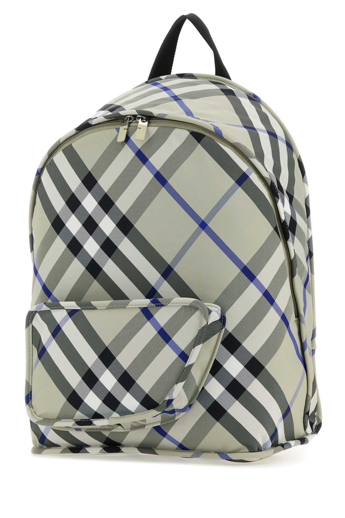 Burberry Printed Nylon Shield Backpack Burberry