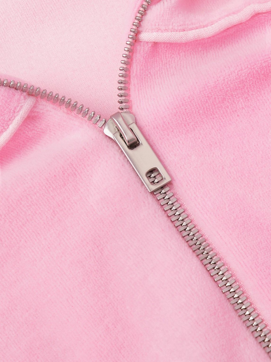 POLITE WORLDWIDE® - Cotton-Blend Fleece Zip-Up Sweatshirt - Pink POLITE ...