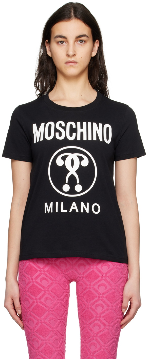 Moschino Black Printed T-Shirt Moschino