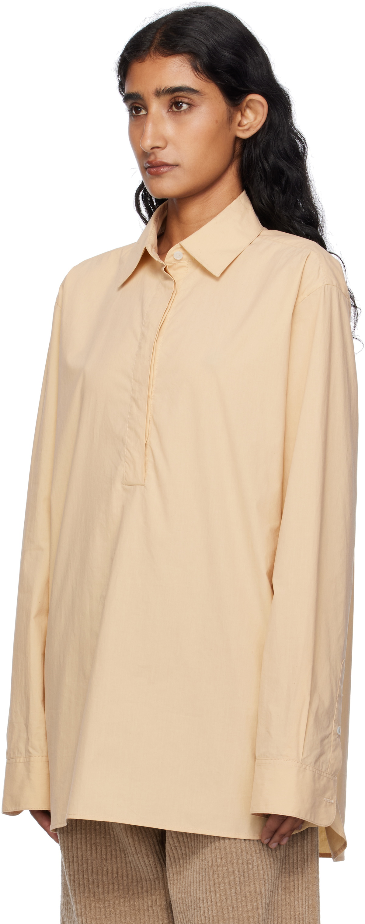 The Row Beige Margan Shirt The Row