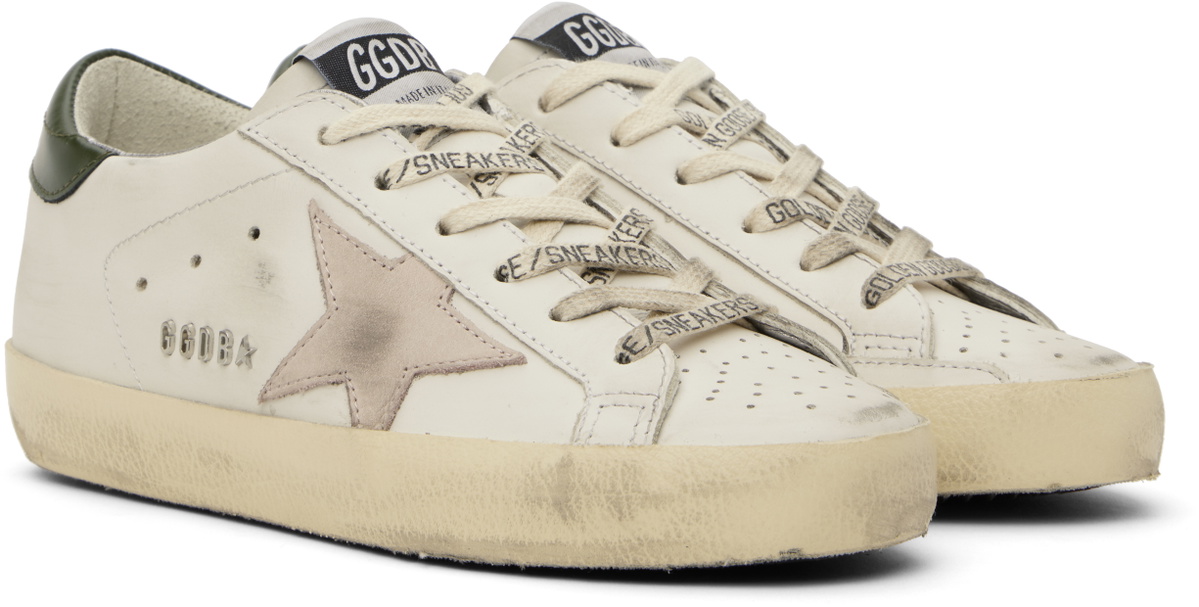 Golden Goose White Super-Star Classic Sneakers Golden Goose Deluxe Brand