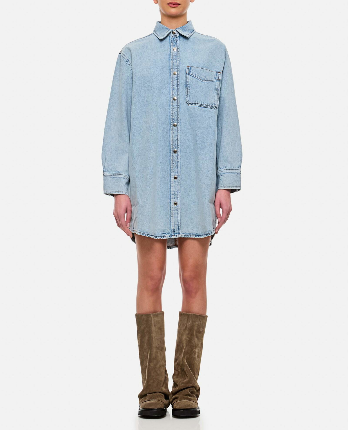 Frame The Denim Shirt Dress Frame Denim