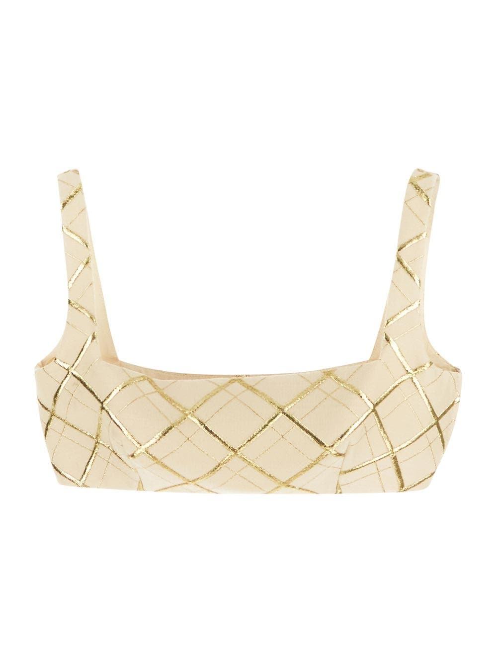 Valentino Golden Check Top Valentino