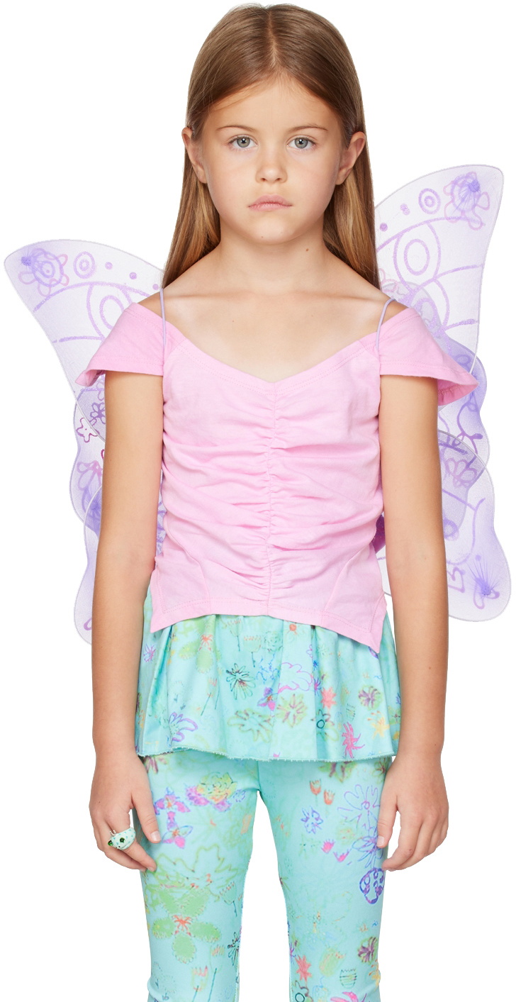 Collina Strada SSENSE Exclusive Kids Purple Fairy Wings Collina Strada