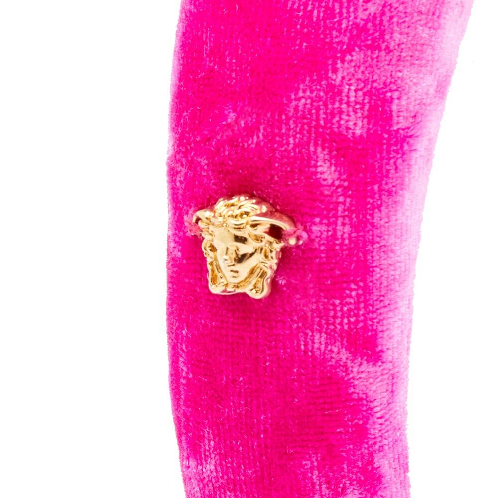 Versace Women's Medusa Logo Headband in Pink Versace
