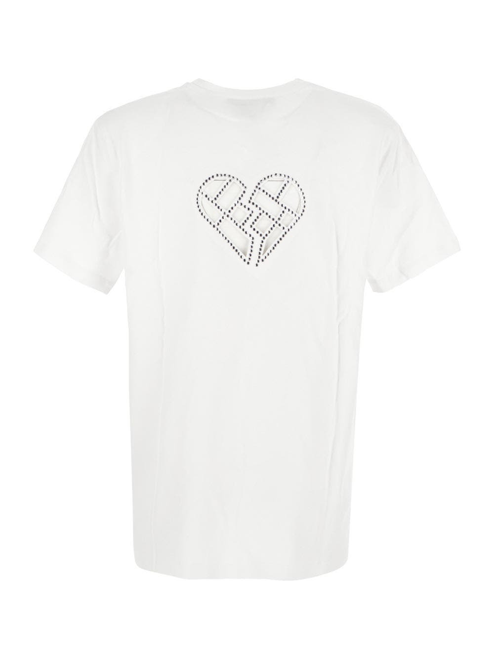Rotate Boxy Lasercut T Shirt ROTATE Birger Christensen