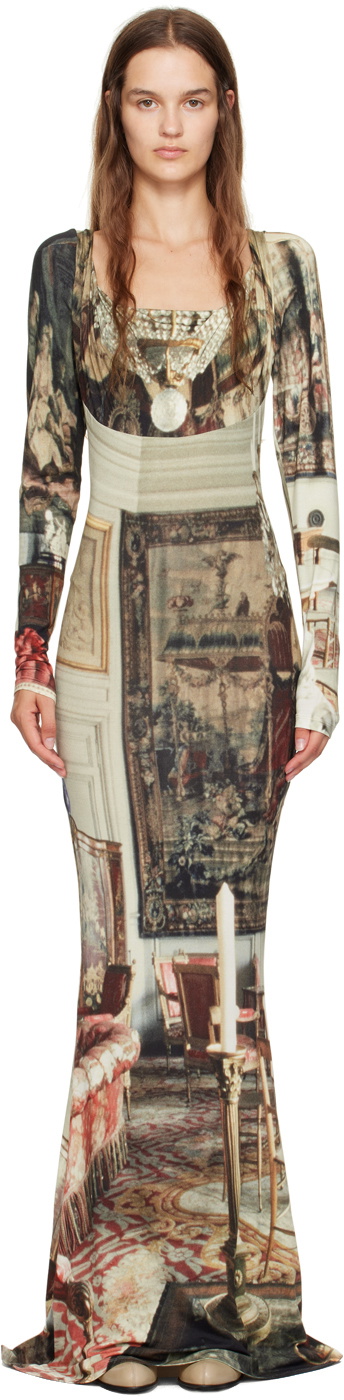 Vivienne Westwood Multicolor Saloon Maxi Dress Vivienne Westwood