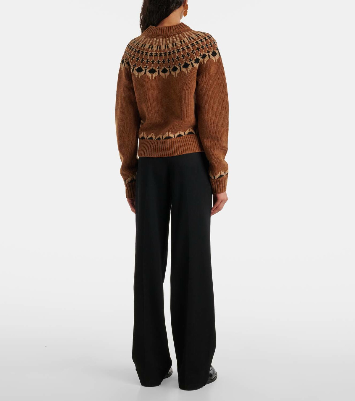 Nili Lotan Fern Fair Isle wool sweater Nili Lotan