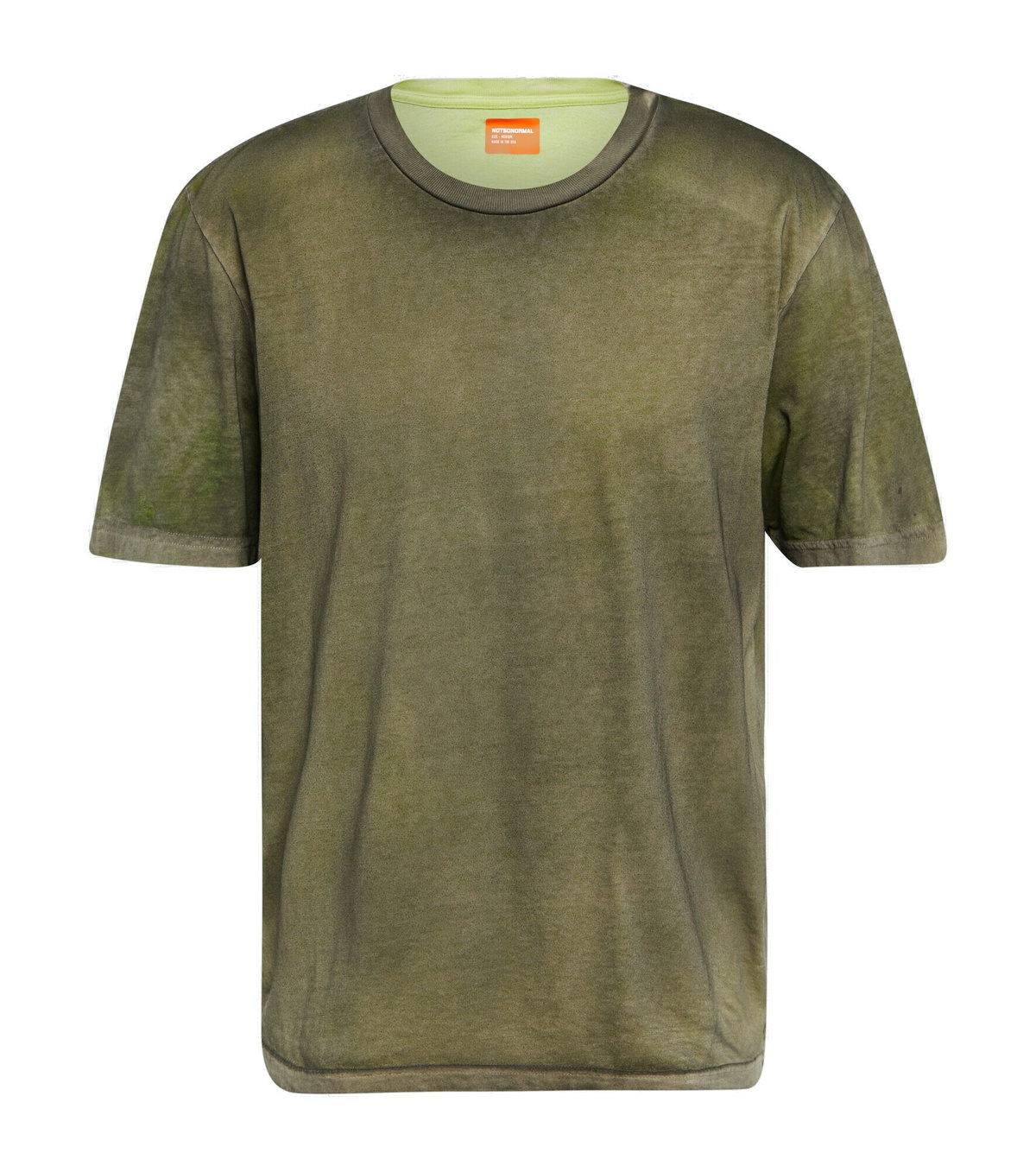 NotSoNormal - Sprayed cotton jersey T-shirt NOTSONORMAL