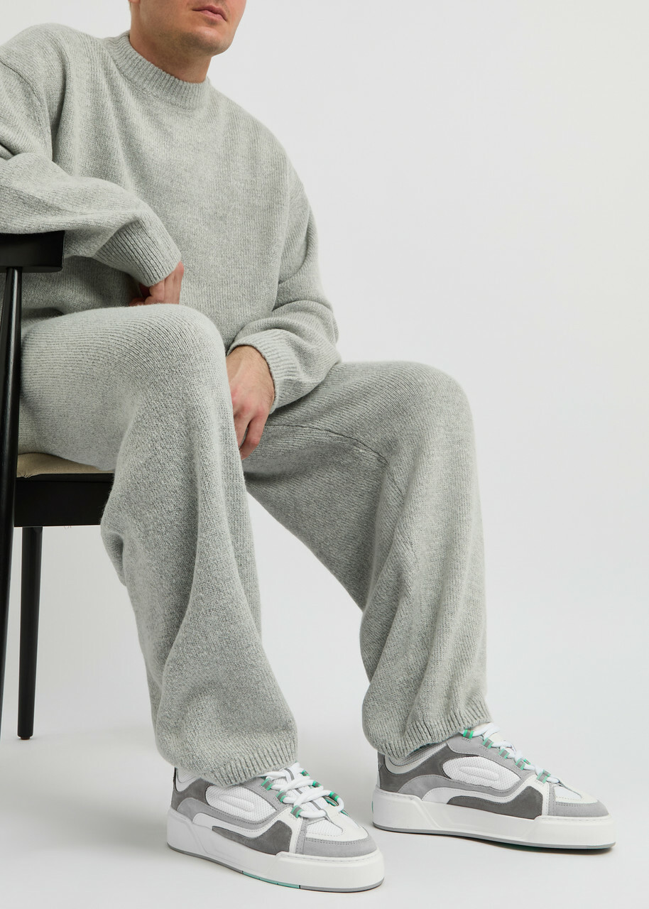 Cleens Essential Skate Evo Panelled Mesh Sneakers Mint Cleens