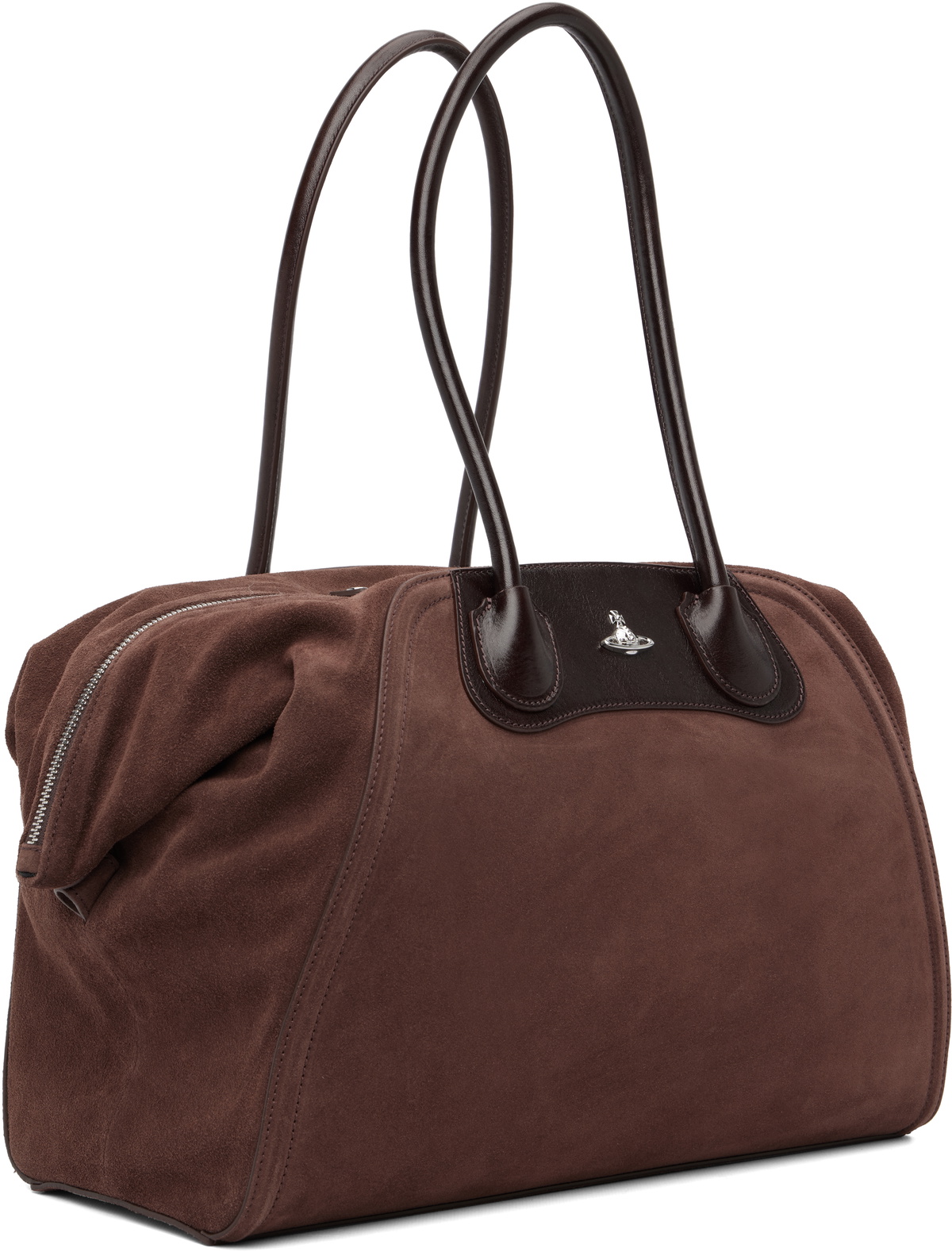 Vivienne Westwood Brown Shirley Holdall Tote Vivienne Westwood