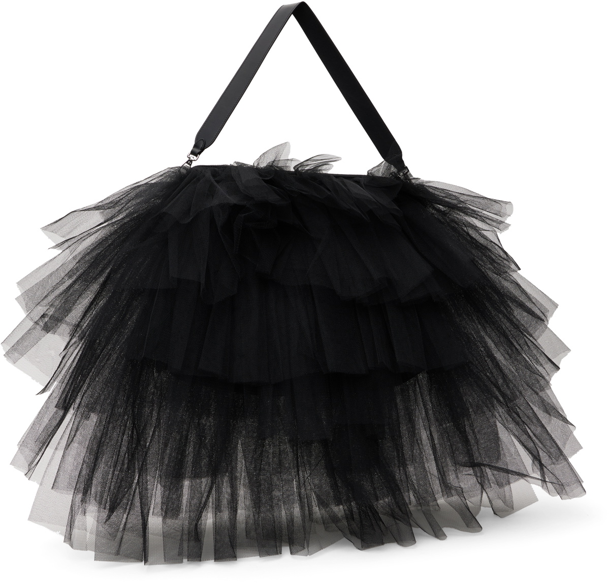 Simone Rocha Black Oversized Frilly Tutu Bag Simone Rocha