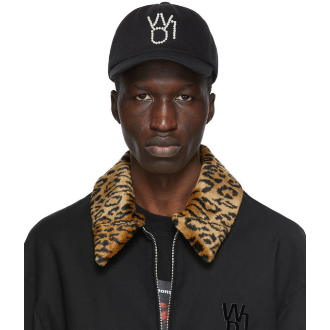 We11done Black Pearl Logo Cap We11done