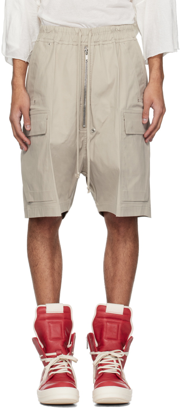 Rick Owens Off-White Cargobela Shorts Rick Owens