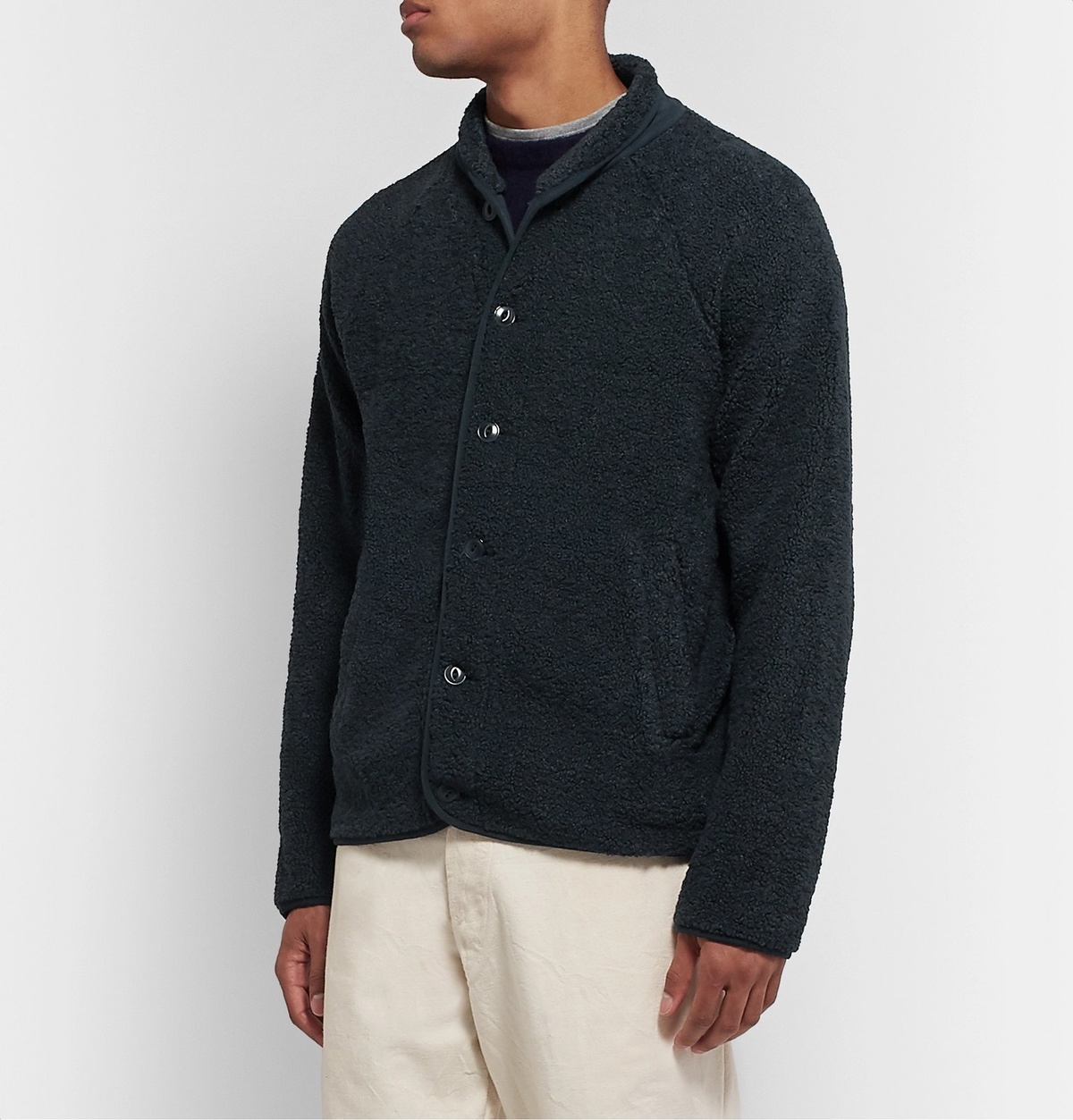 YMC - Fleece Jacket - Blue YMC