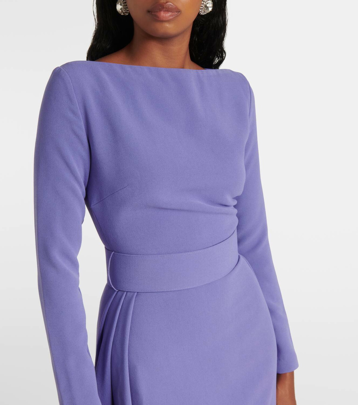 Solace London Shayla crêpe gown Solace London