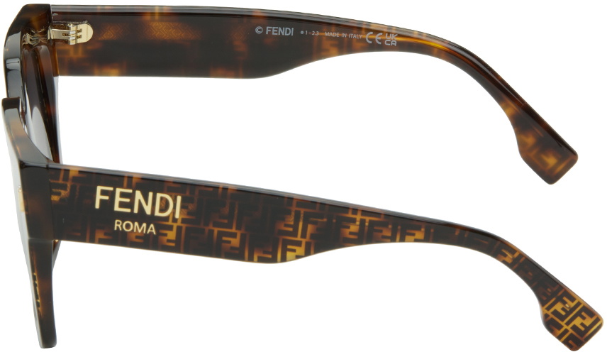 Fendi Brown Roma Sunglasses Fendi