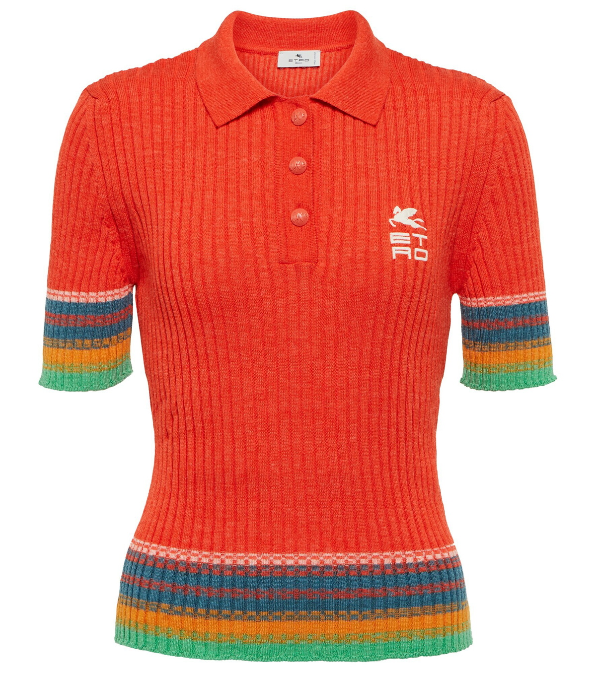 Etro - Striped ribbed-knit top Etro