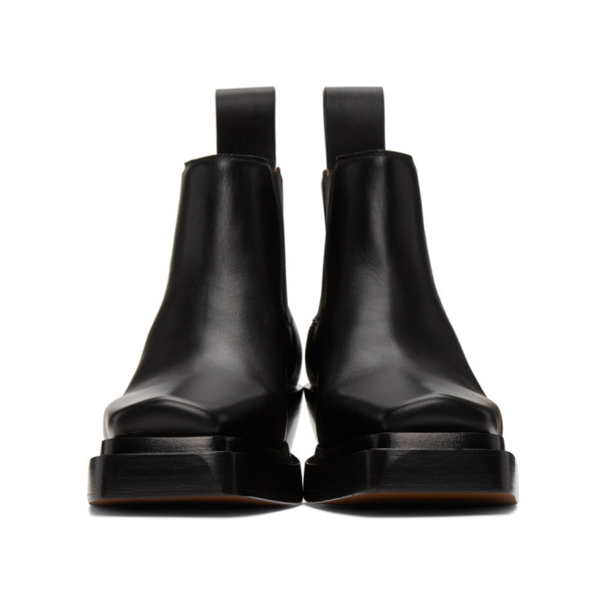 Bottega Veneta Black BV Lean Chelsea Boots Bottega Veneta
