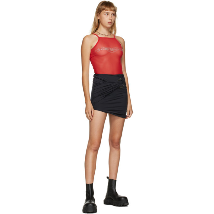 MISBHV Black Hagen Ring Miniskirt MISBHV