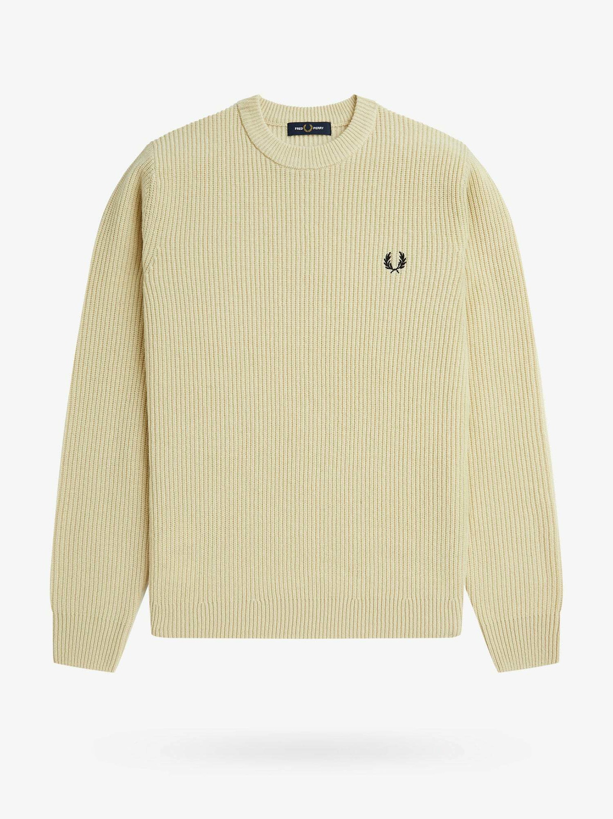 Fred Perry Sweater Beige Mens Fred Perry