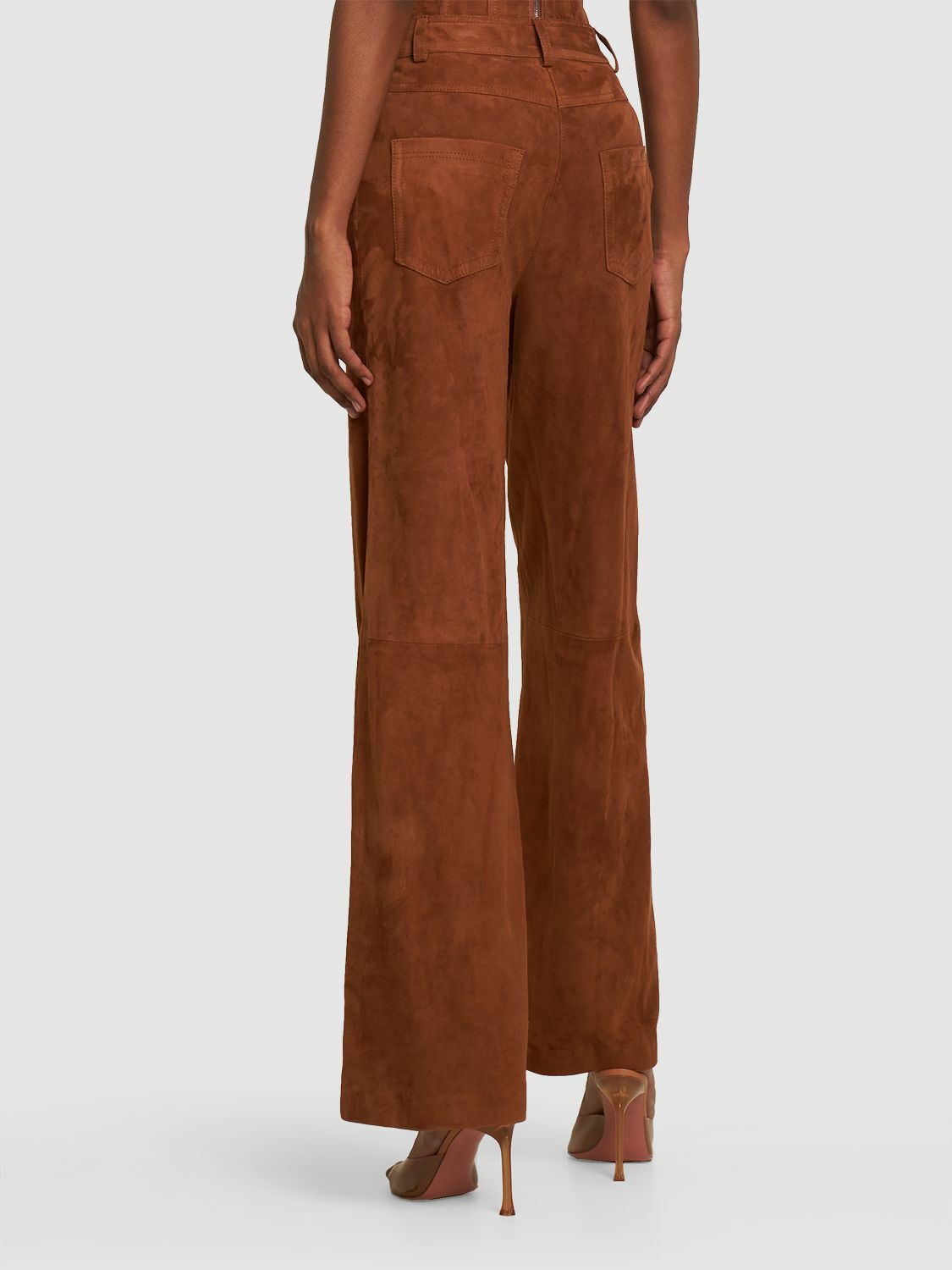 GIUSEPPE DI MORABITO - Suede Leather Pants Giuseppe di Morabito
