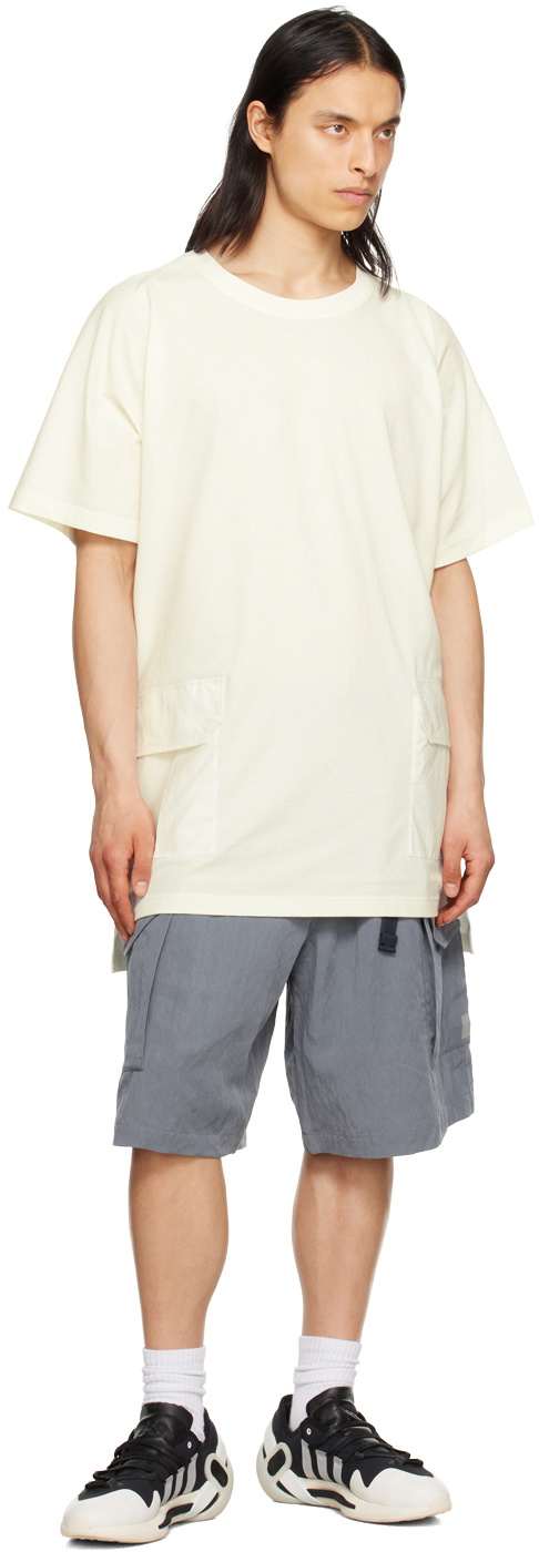 Y-3 Off-White Cargo Pocket T-Shirt Y-3