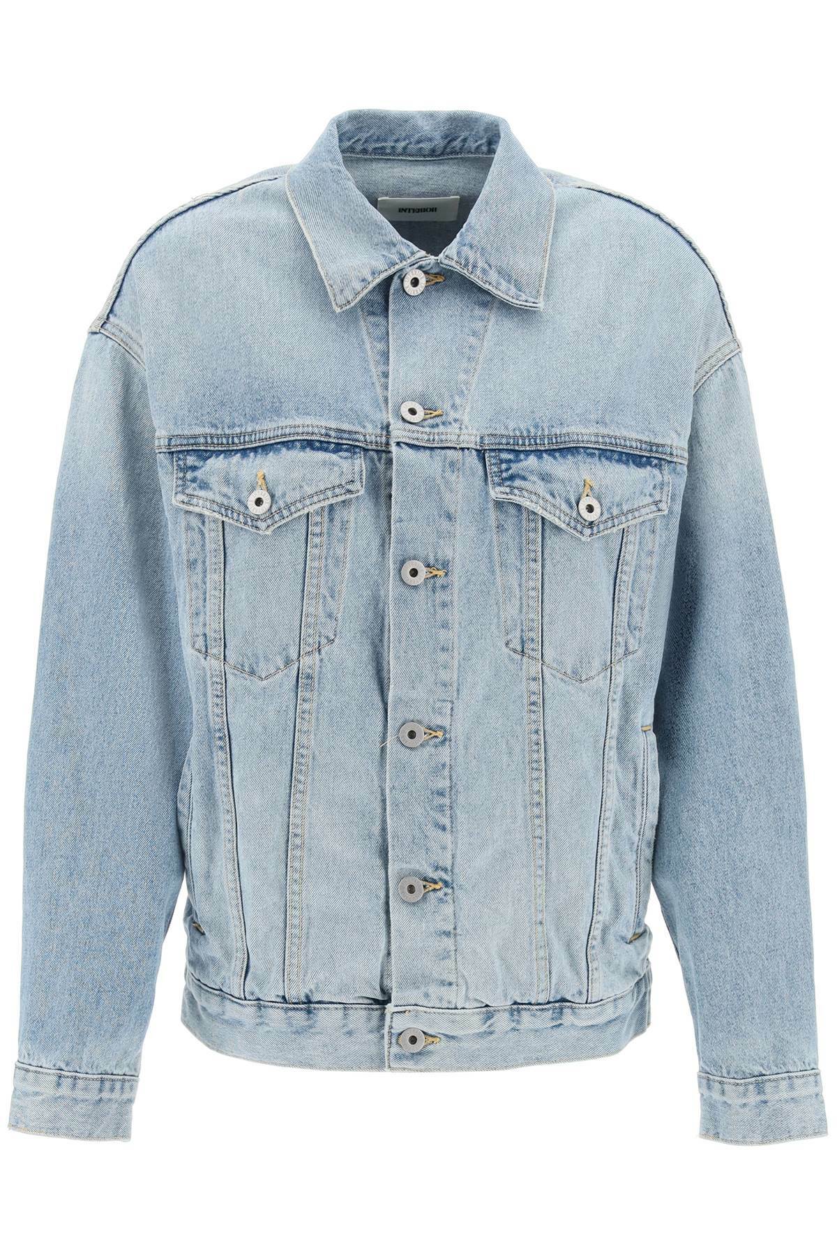 INTERIOR oversized denim jacket Light blue Interior