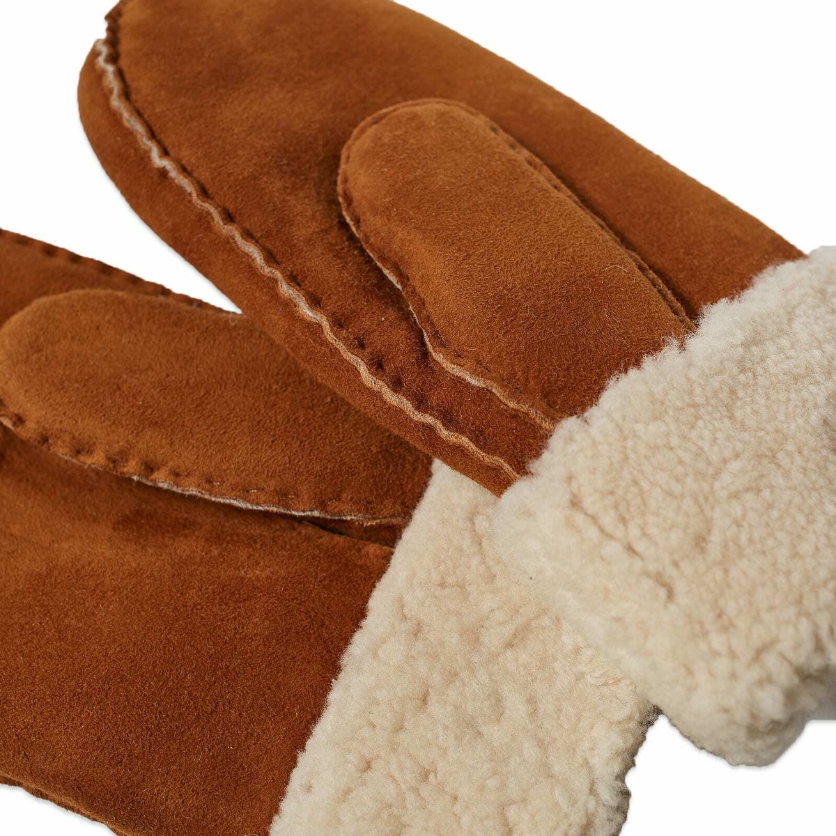 Hestra Women's Sheepskin Mittens in Cork Hestra