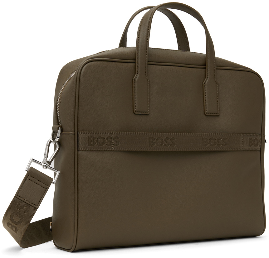 BOSS Green Structured Briefcase BOSS