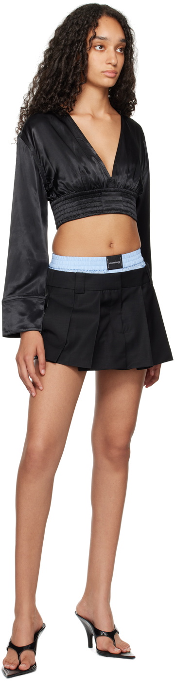 Alexander Wang Black Pre-Styled Boxer Skort Alexander Wang