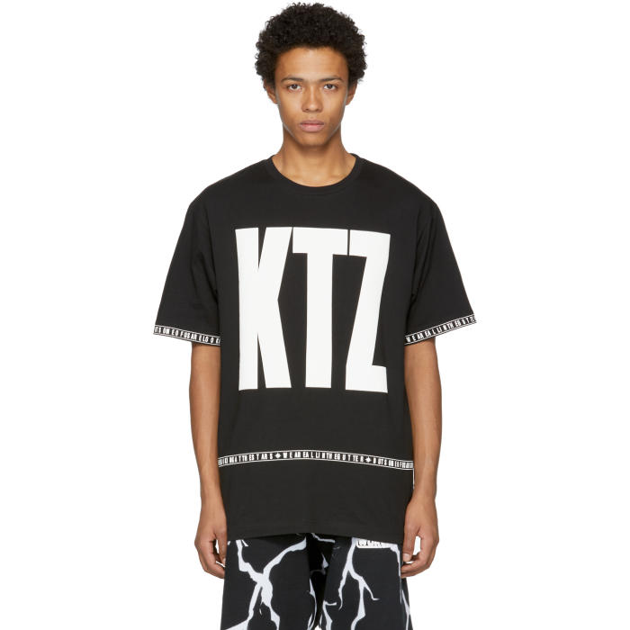 KTZ Black Letter T-Shirt KTZ