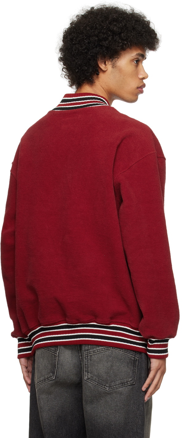 Rhude Red Varsity Sweater Rhude