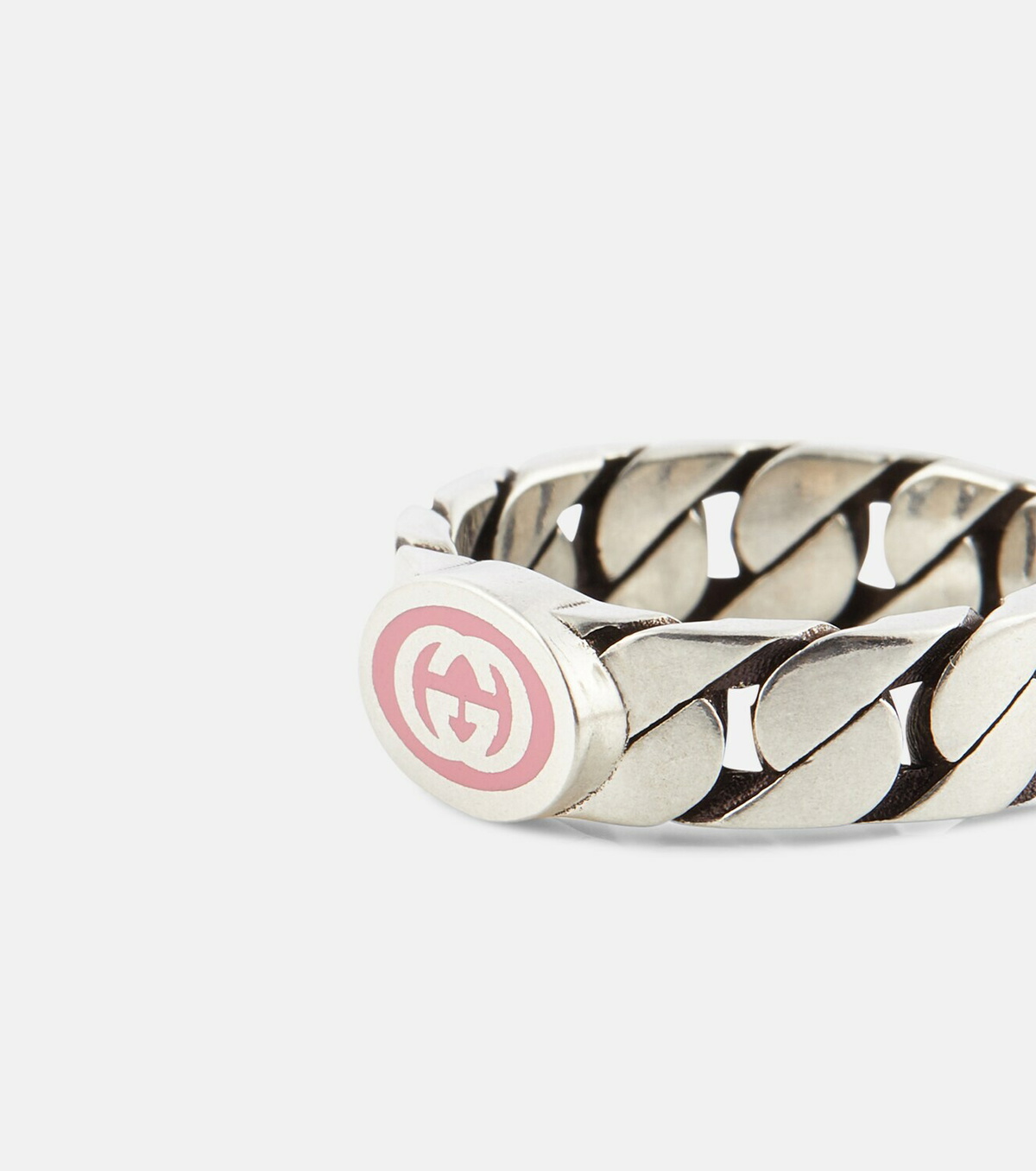 Gucci Interlocking G sterling silver ring Gucci