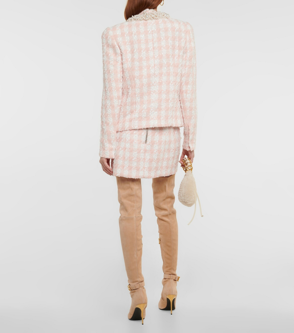 Balmain - Embellished tweed jacket Balmain