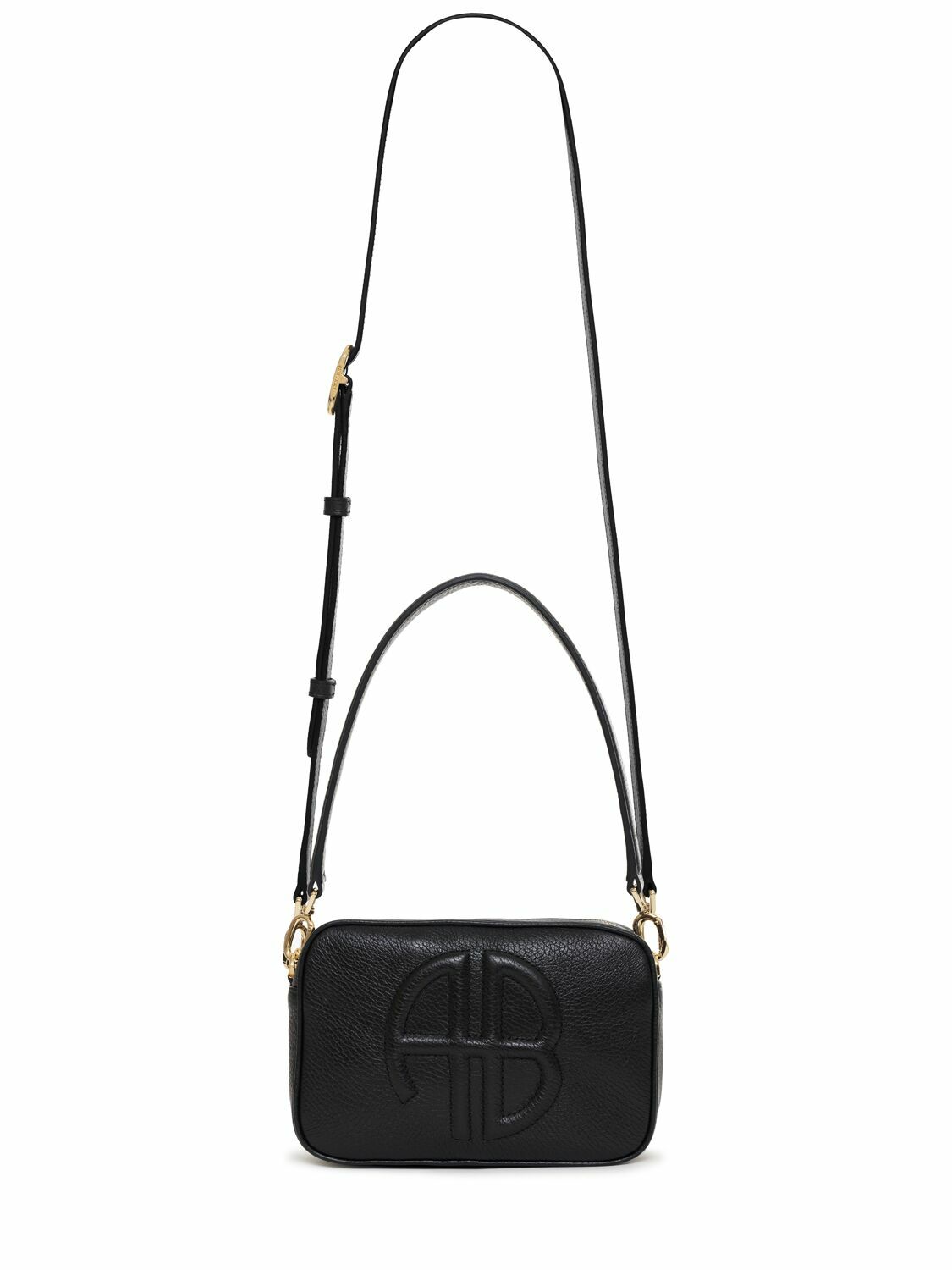 ANINE BING Lili Pebbled Leather Shoulder Bag ANINE BING