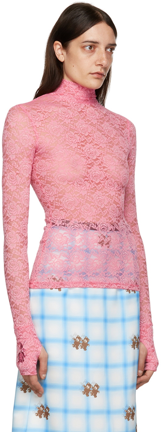 Kijun Pink Rose Turtleneck Kijun