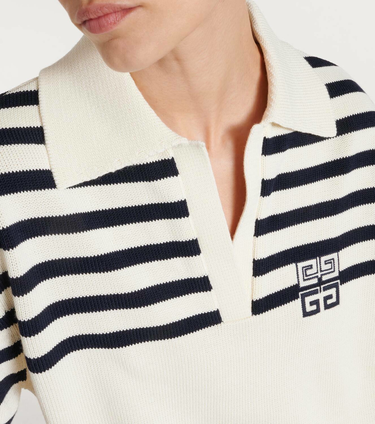 Givenchy 4G striped polo sweater Givenchy