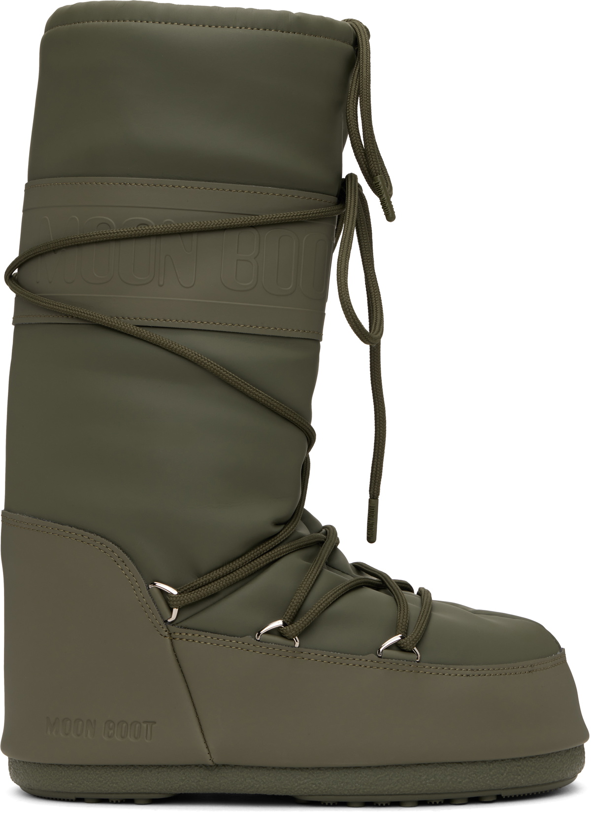 Moon Boot Khaki Icon Rubber Boots Moon Boot