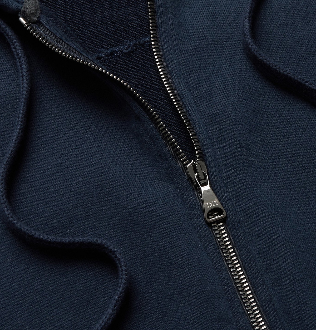 DEREK ROSE - Devon Brushed Loopback Cotton-Jersey Zip-Up Hoodie - Blue ...