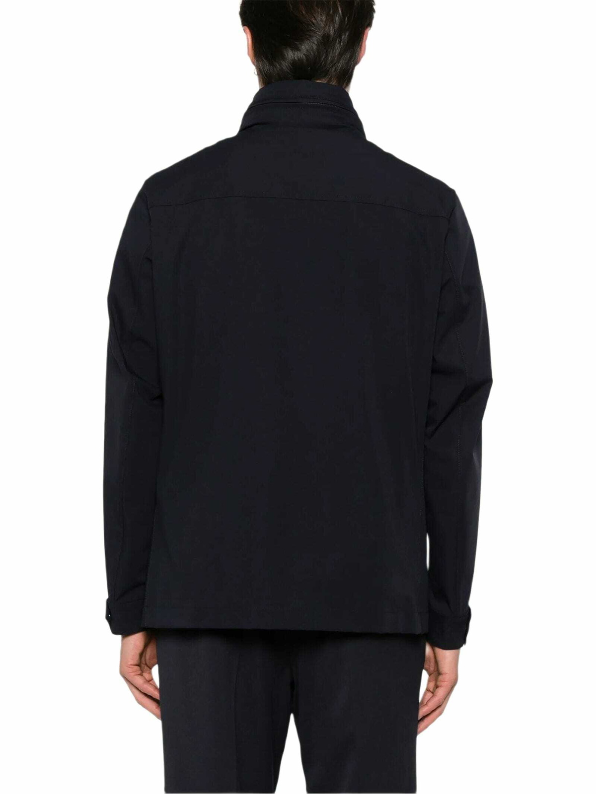 Fay Short Nylon Stretch Field Jacket Fay