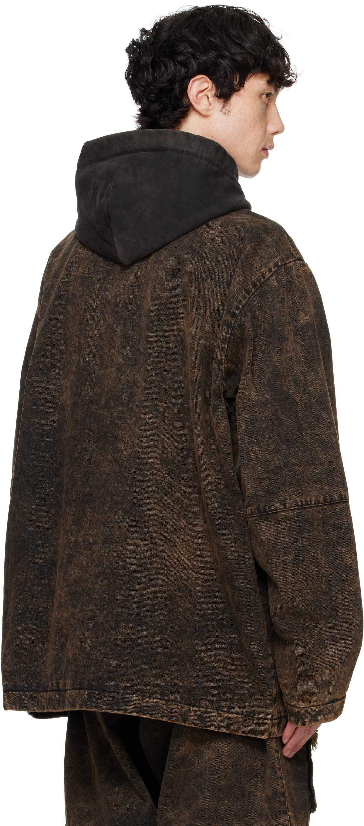 MISBHV Brown Parka Denim Jacket MISBHV