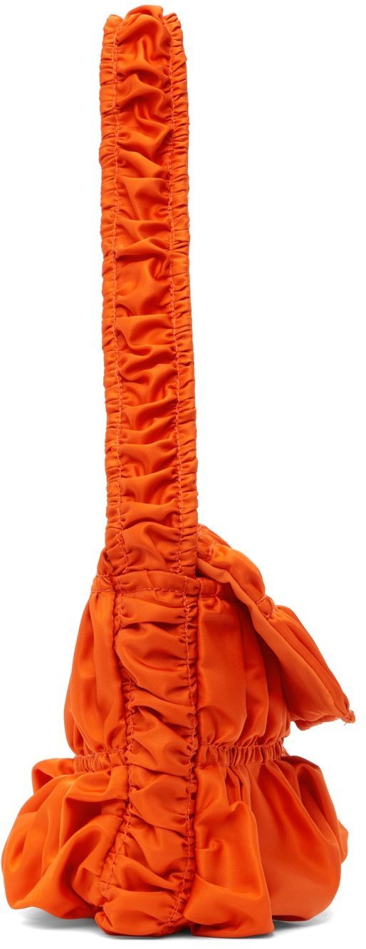 Molly Goddard Orange Bumpy Baguette Shoulder Bag Molly Goddard