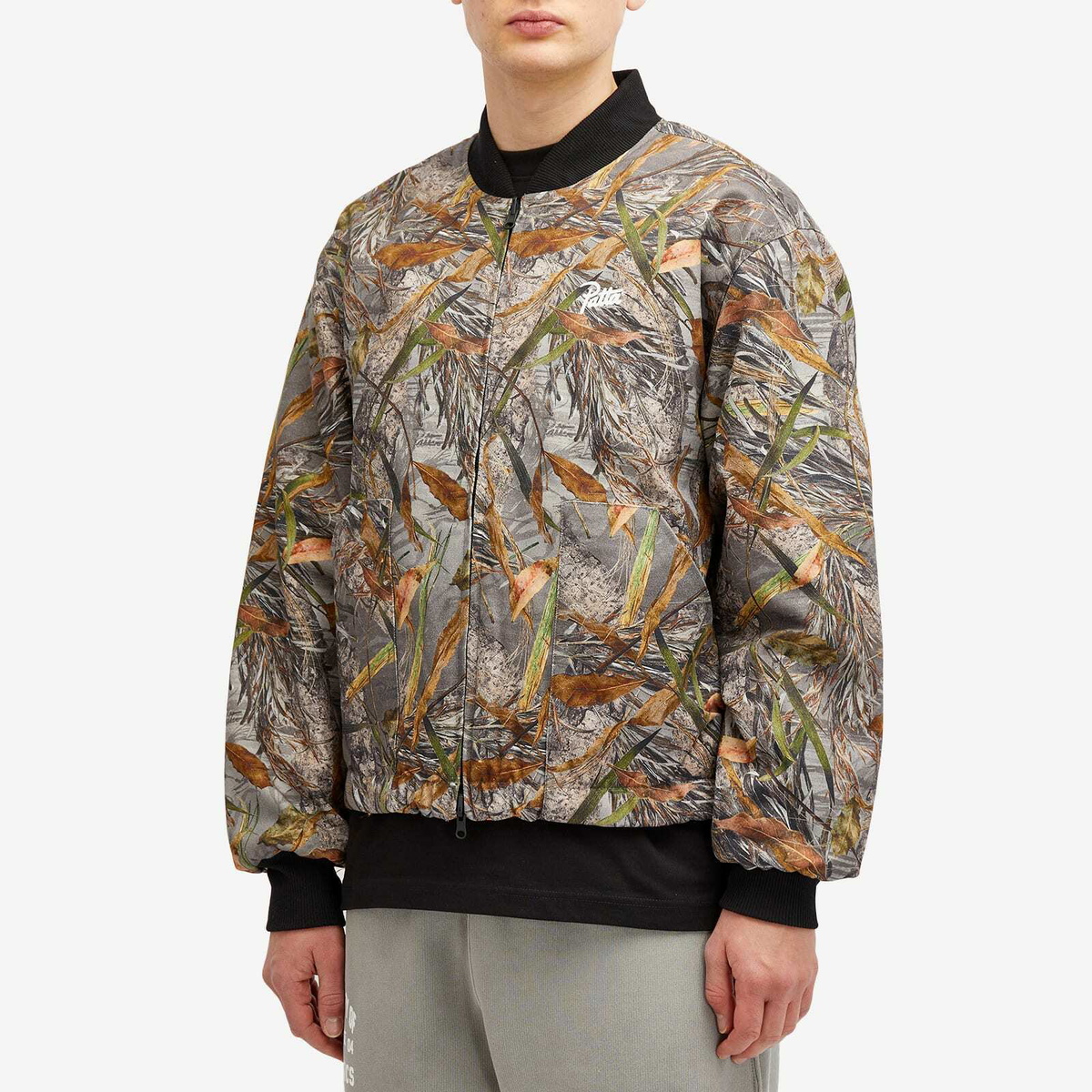 Patta Men's Reversible Bomber Jacket in Nature Print Patta
