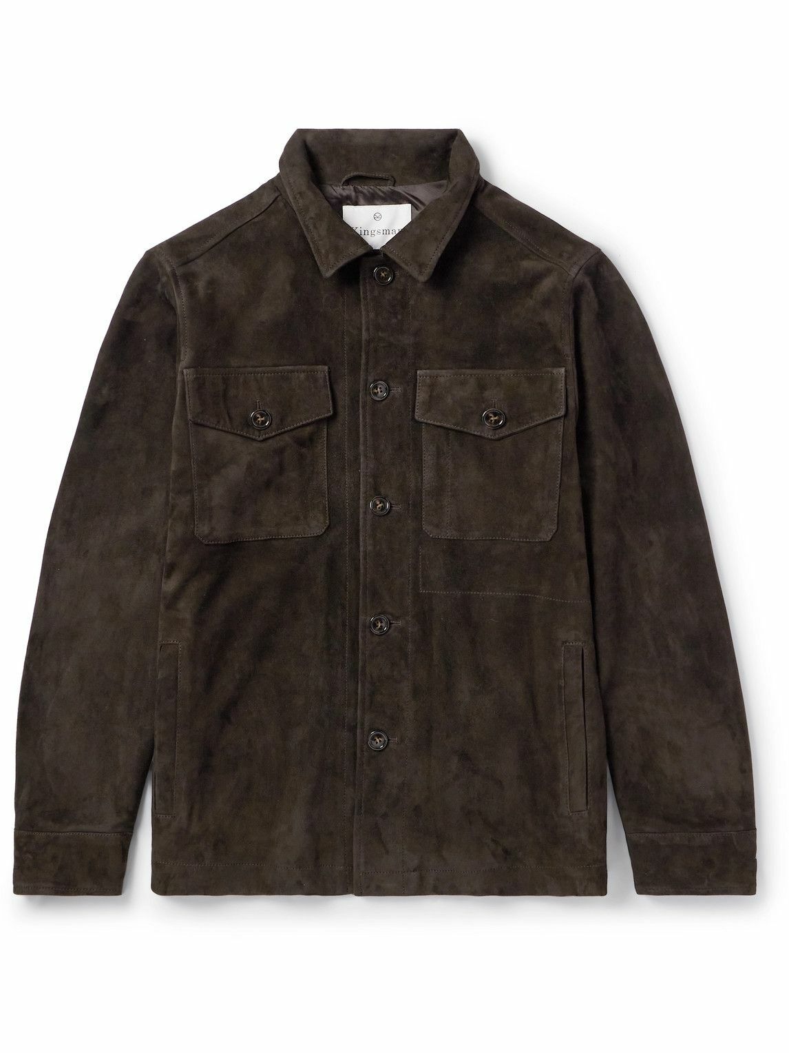 Kingsman - Suede Overshirt - Brown Kingsman