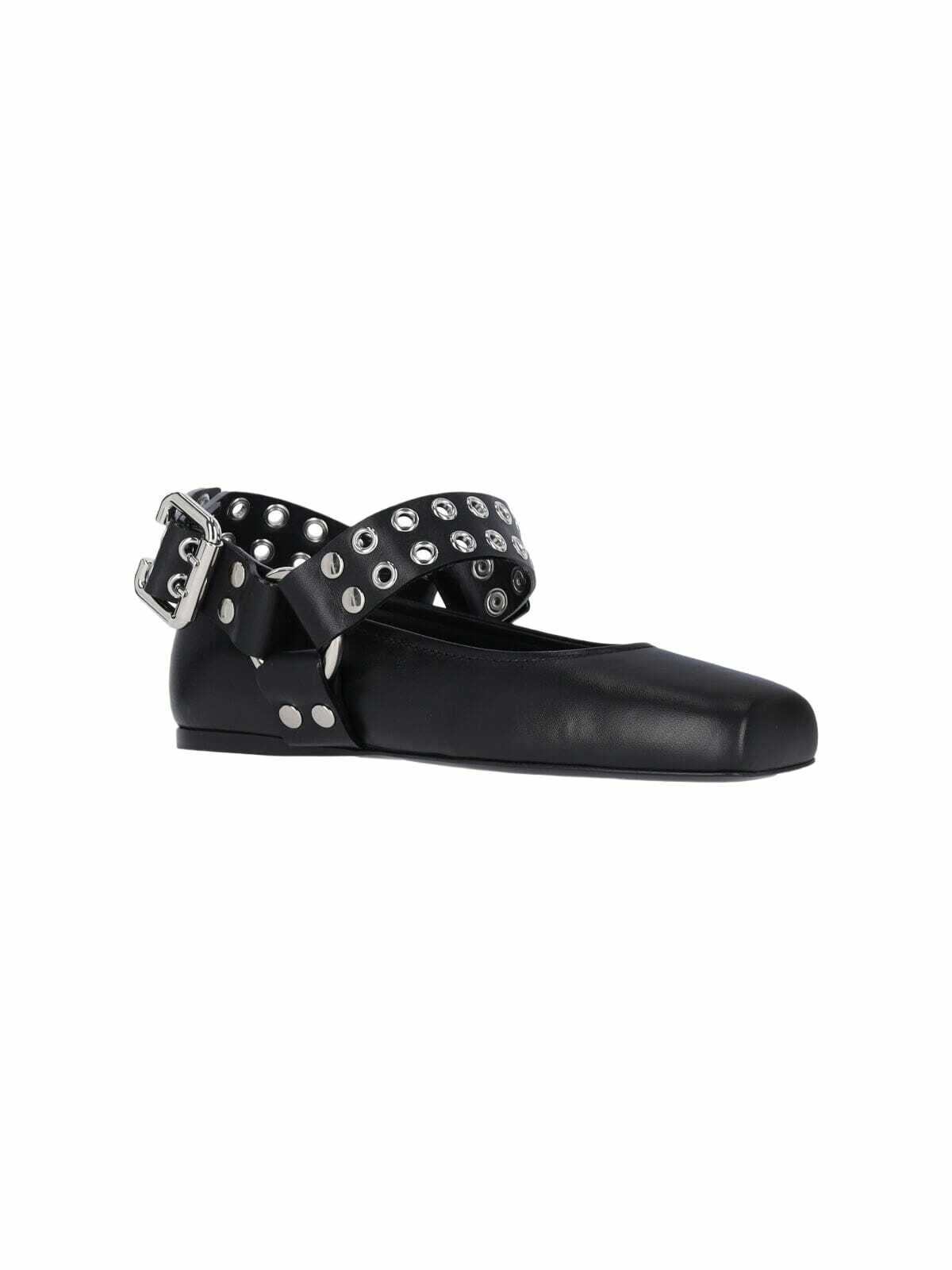 Alaia biker Ballet Flats ALAÏA