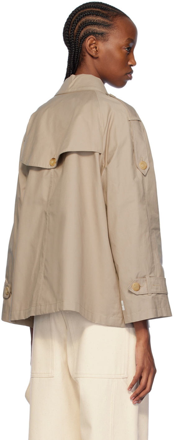 Max Mara Beige Dtrench Jacket Max Mara
