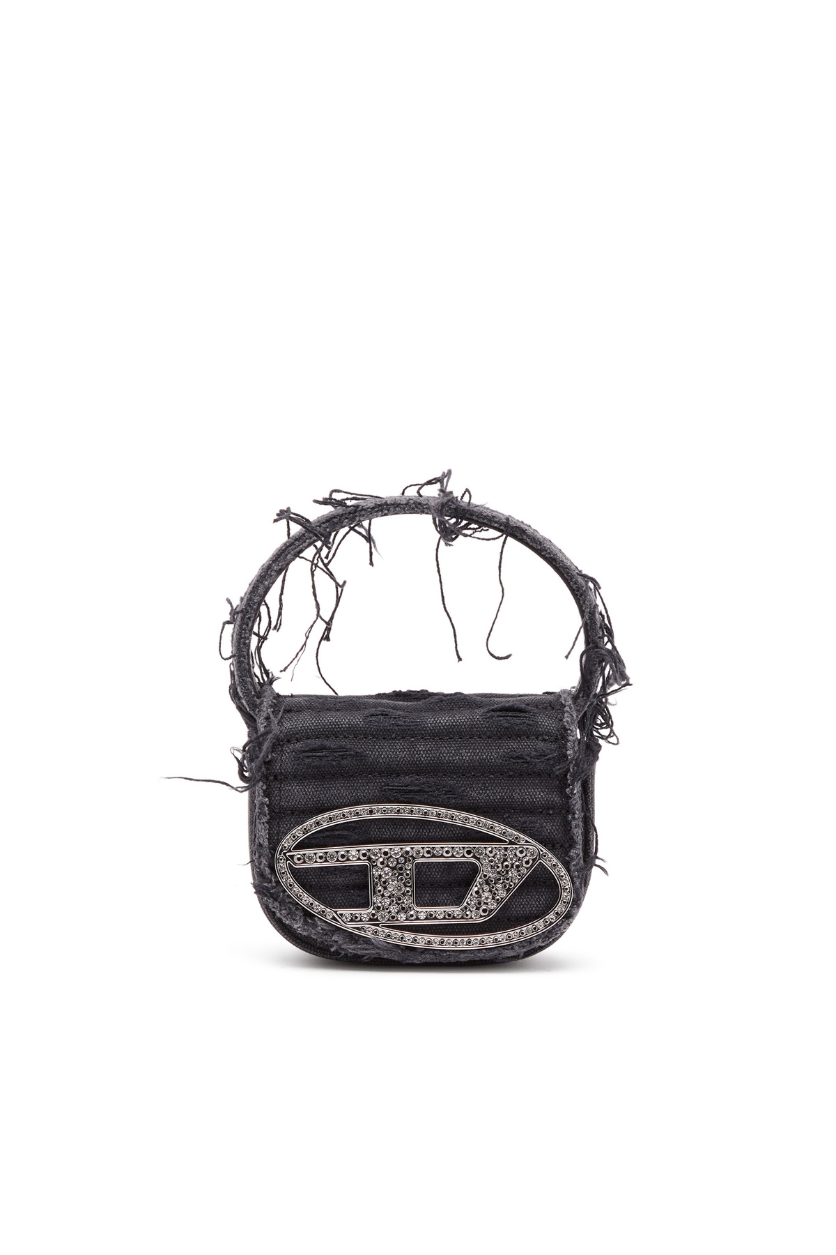 Diesel 1DR XS-Iconic mini bag in canvas and leather - Crossbody Bags ...