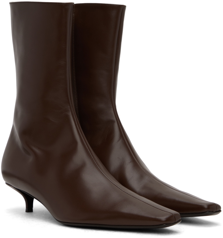 The Row Brown Shrimpton Boots The Row