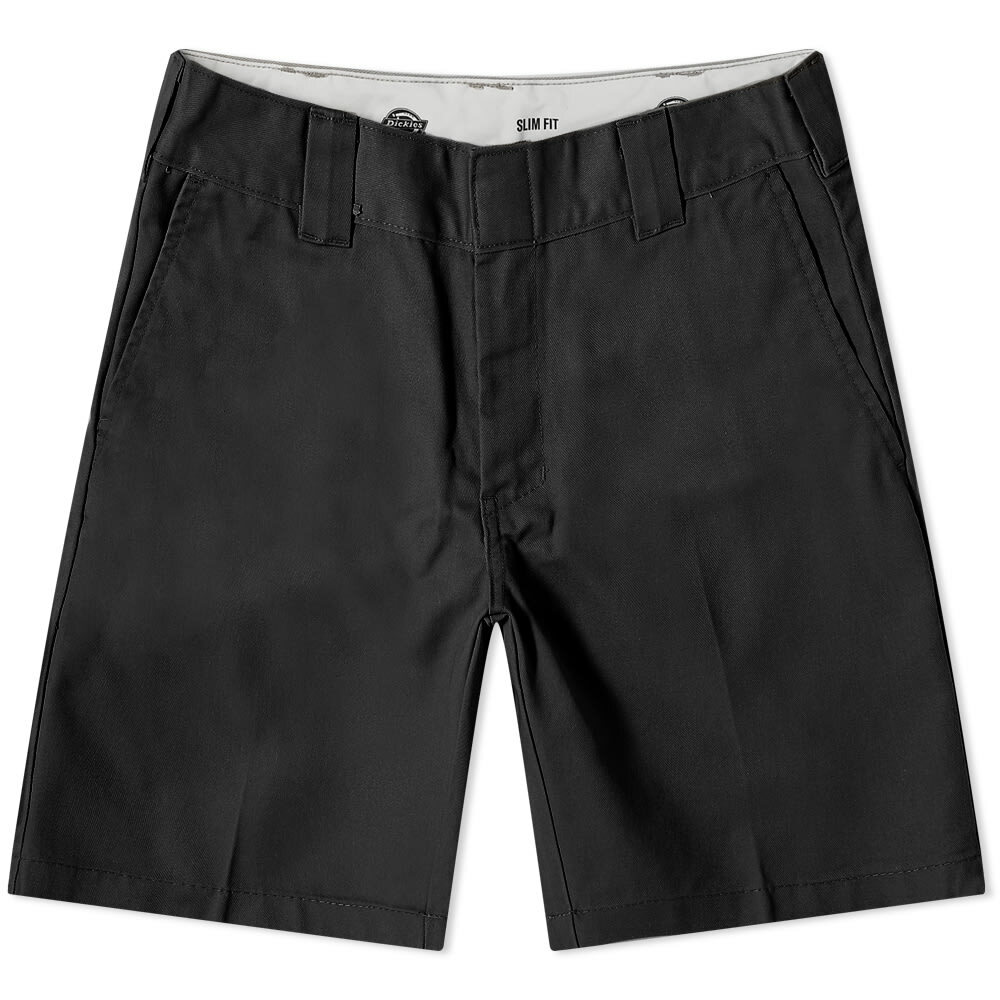 Dickies Mens Slim Fit Short In Black Dickies Construct